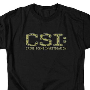 CSI Collage Logo Black Shirts - Etsy