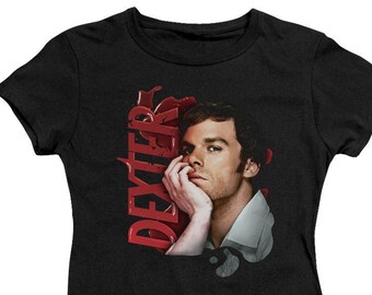 Dexter Plastic Wrap Woman's and Juniors Black Shirts - Etsy