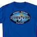 Survivor Blue Burst Royal Blue Shirts - Etsy