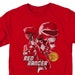 Power Rangers Red Ranger Adult Red Shirts - Etsy