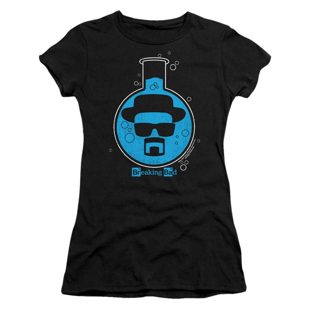 Breaking Bad Heisenberg Beaker Logo Ladies Black Shirts - Etsy
