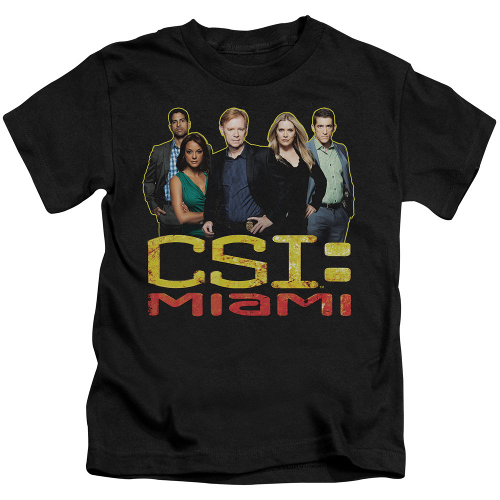 CSI Miami Cast Kid's Black Shirts - Etsy