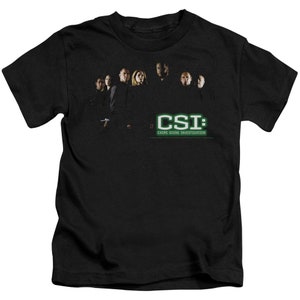 CSI: Crime Scene Investigation Cast Kid's Black Shirts - Etsy