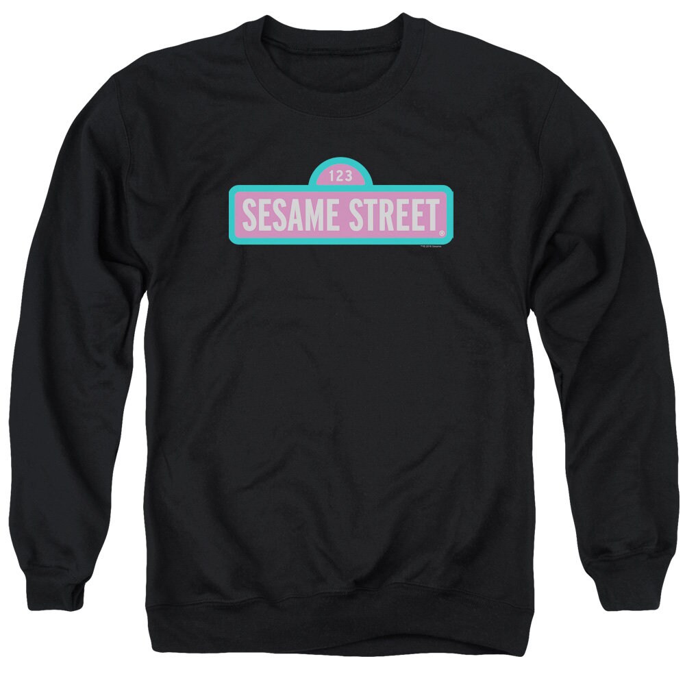 Sesame Street ALT Logo Black Adult Shirts - Etsy