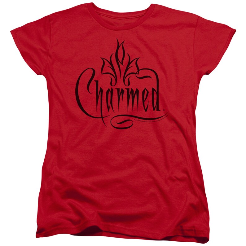 Charmed Logo Woman's and Juniors Red Shirts - Etsy