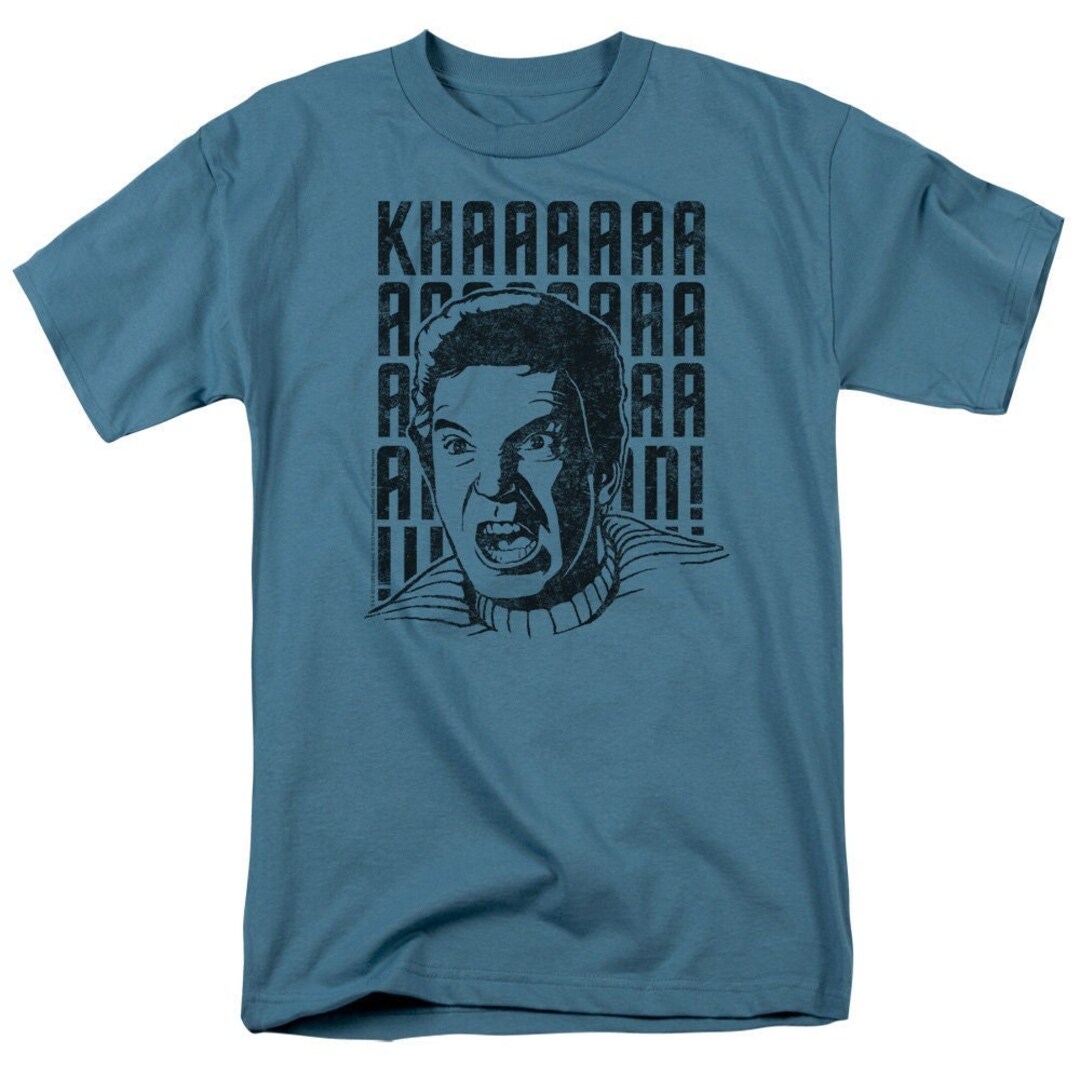 Star Trek Yelling Khan Slate Blue Shirts - Etsy