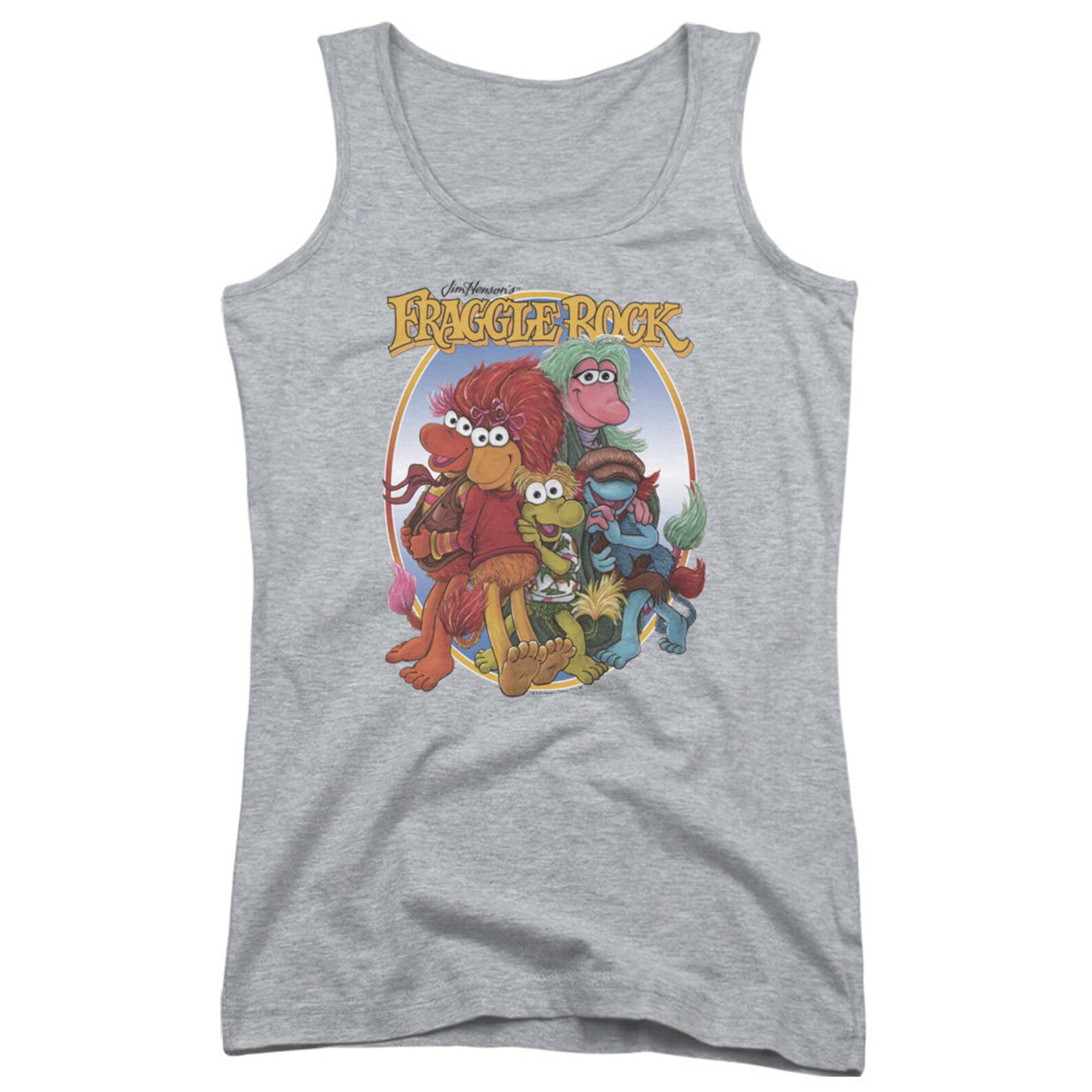 Fraggle Group Hug Woman's and Juniors Athletic Heather - Etsy