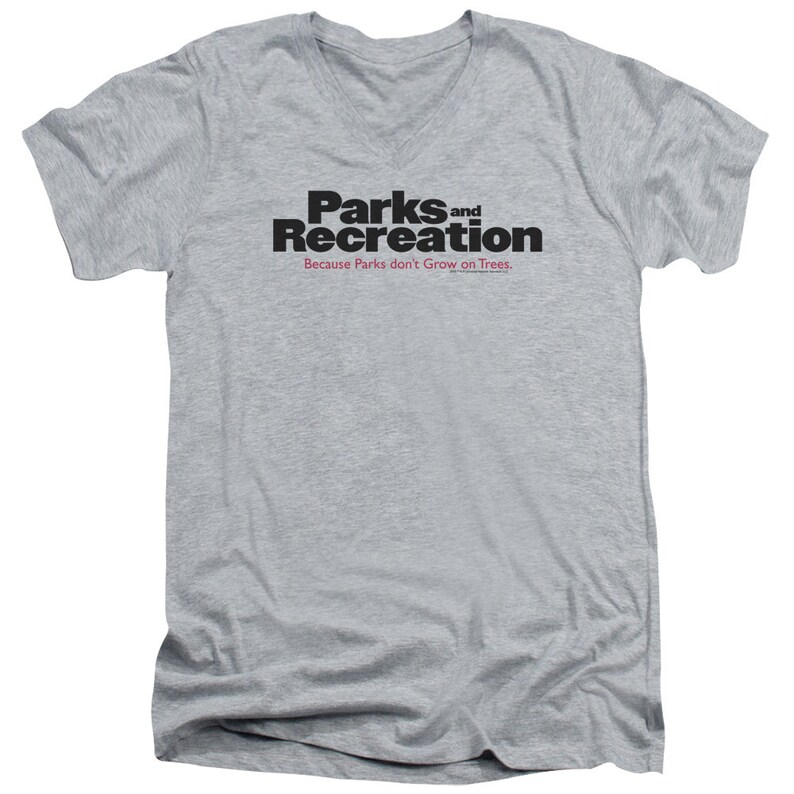 Parks & Recreation Logo Athletic Heather Shirts | Etsy