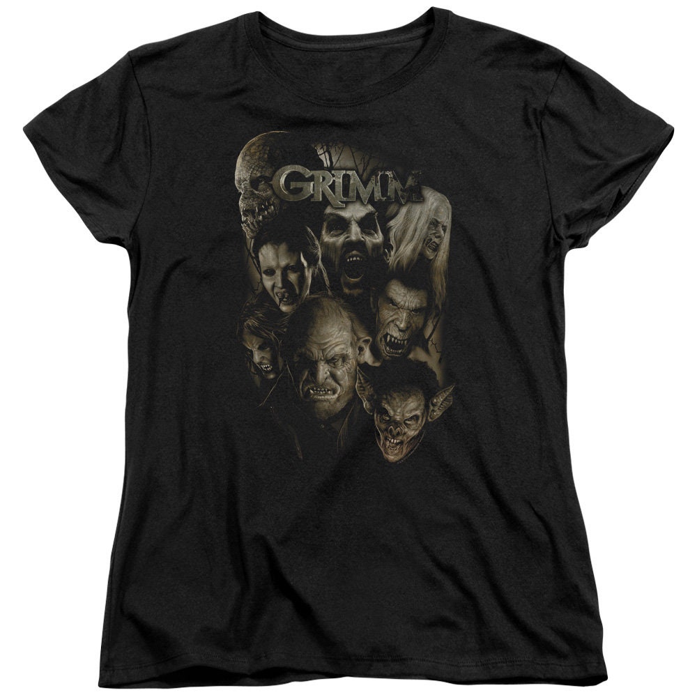 Grimm Wesen Woman's and Juniors Black Shirts - Etsy