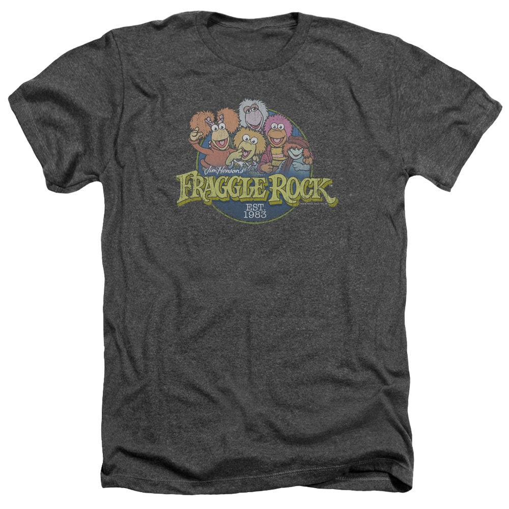 Fraggle Rock Circle Logo Charcoal Shirts - Etsy