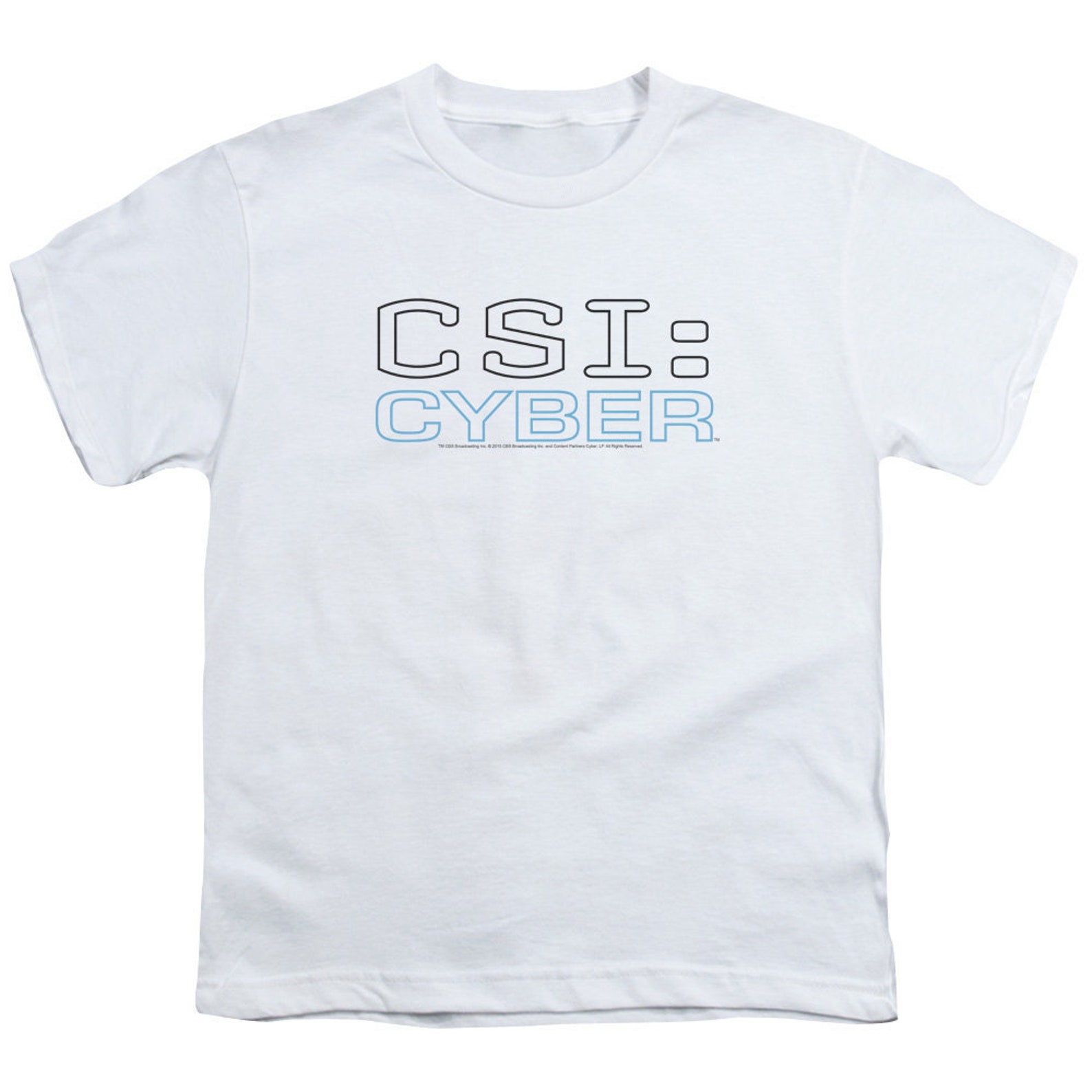 CSI: Cyber Logo Kid's White Shirts - Etsy