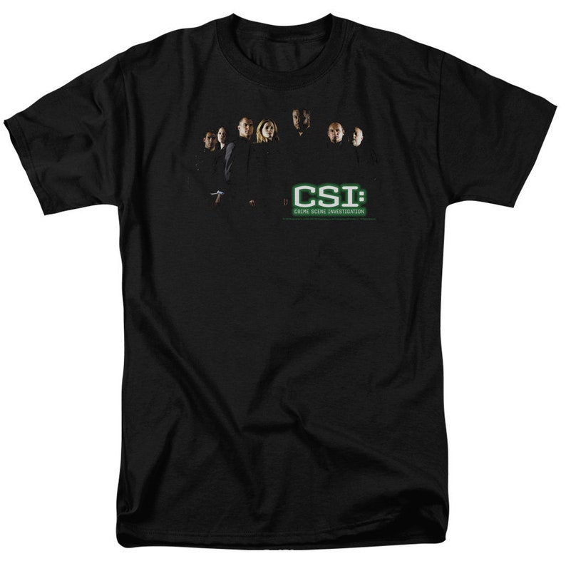CSI: Crime Scene Investigation Cast Black Shirts - Etsy
