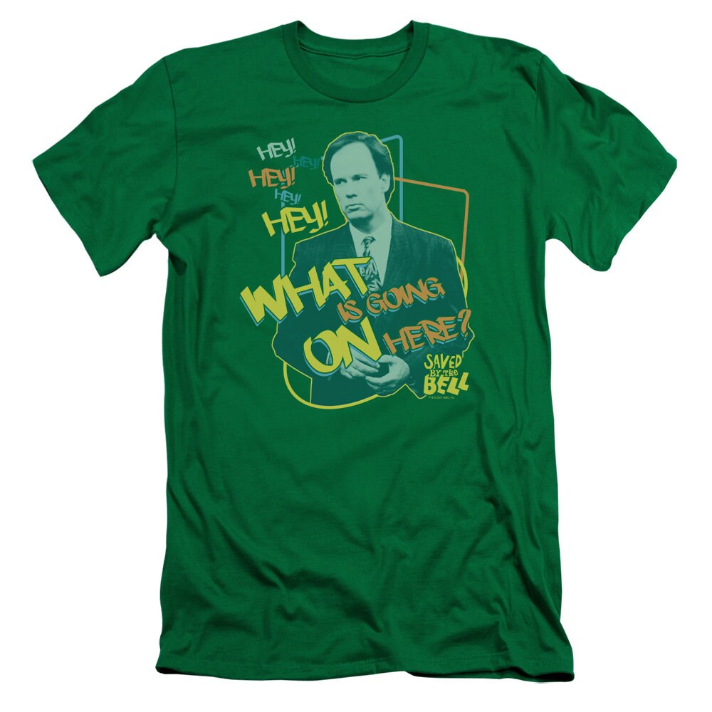 Saved By The Bell Mr. Belding Kelly Green Shirts | Etsy