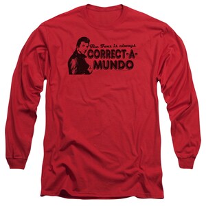 Happy Days the Fonz is Always Correct-a-mundo Adult Red Shirts - Etsy