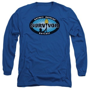 Survivor Blue Burst Royal Blue Shirts - Etsy