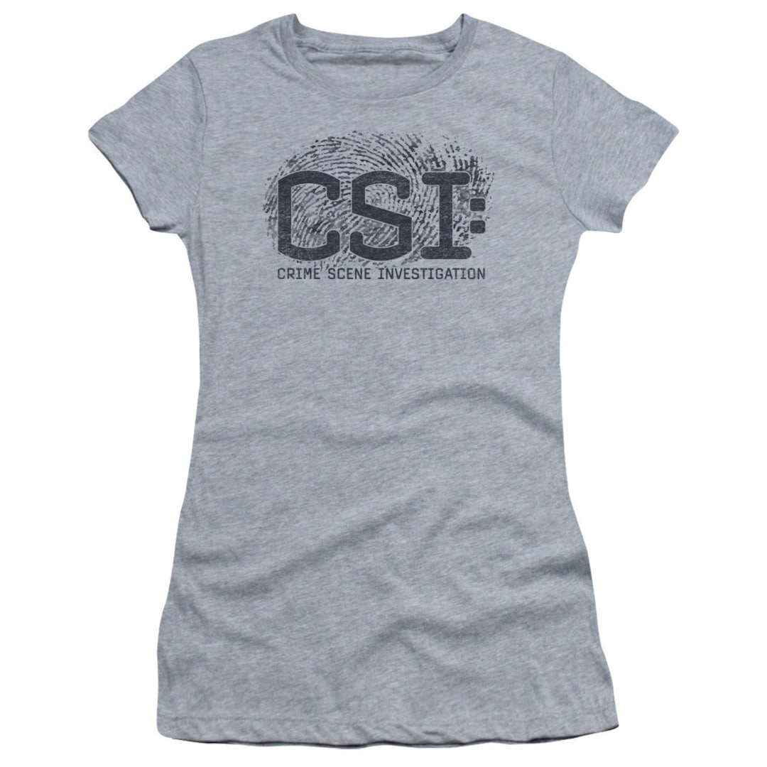 CSI Distressed Logo Woman's and Juniors Athletic Heather Shirts - Etsy