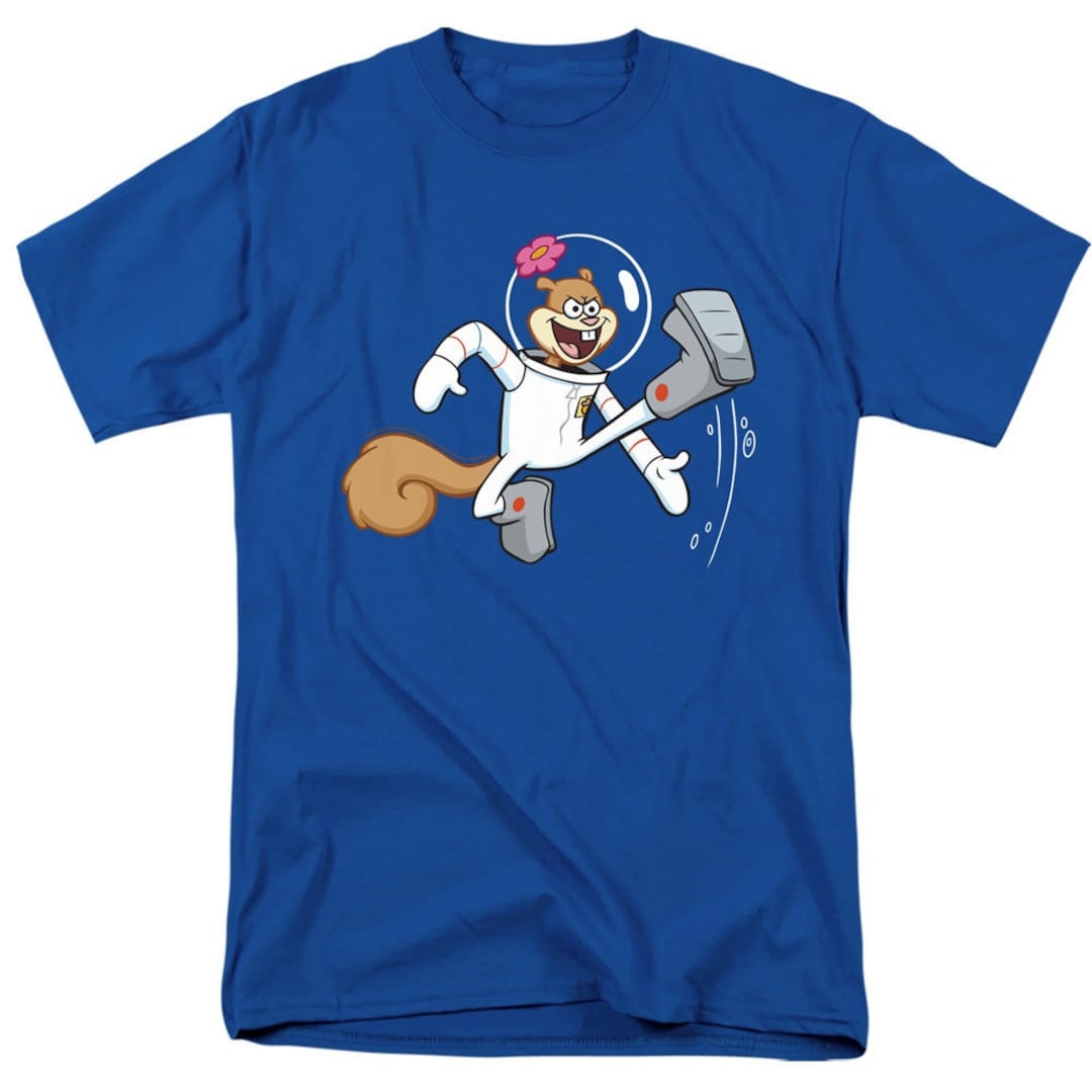 Spongebob Squarepants Karate Sandy Royal Blue Shirts - Etsy