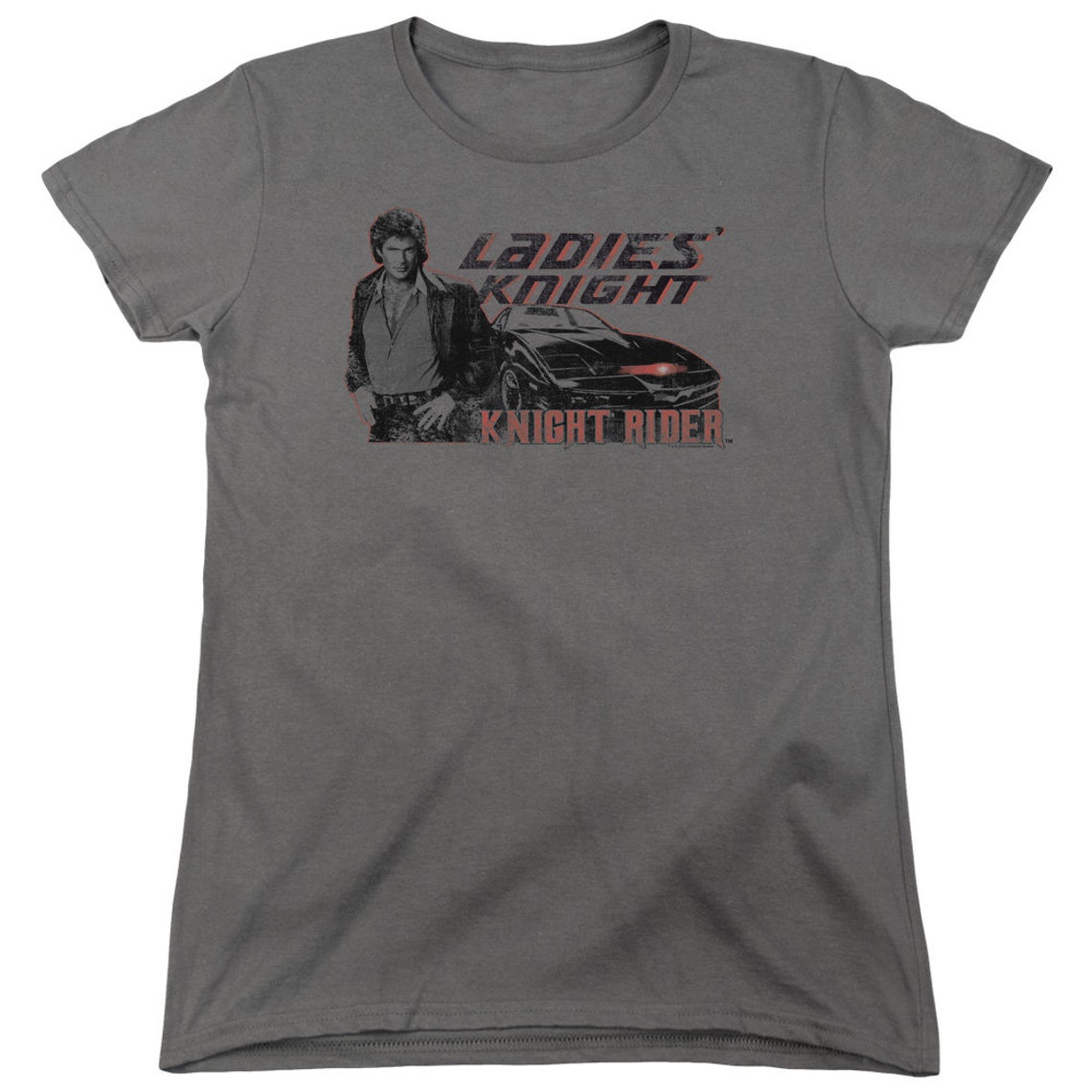 Knight Rider Ladies Knight Woman's and Juniors Charcoal - Etsy