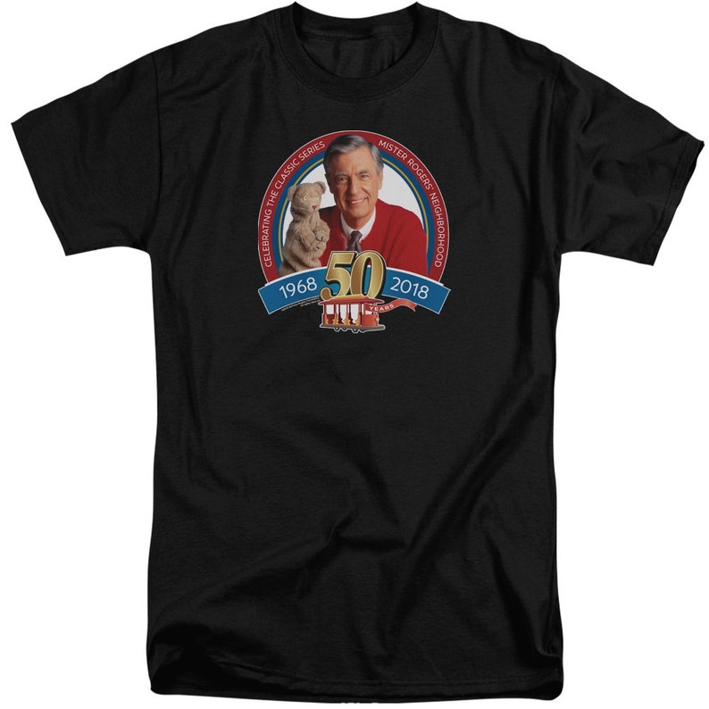 Mister Roger 50th Anniversary Design Black Shirts - Etsy