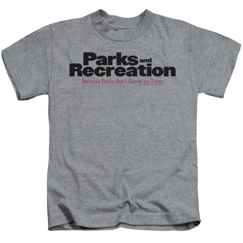 Parks & Recreation Logo Kid's Athletic Heather Shirts - Etsy