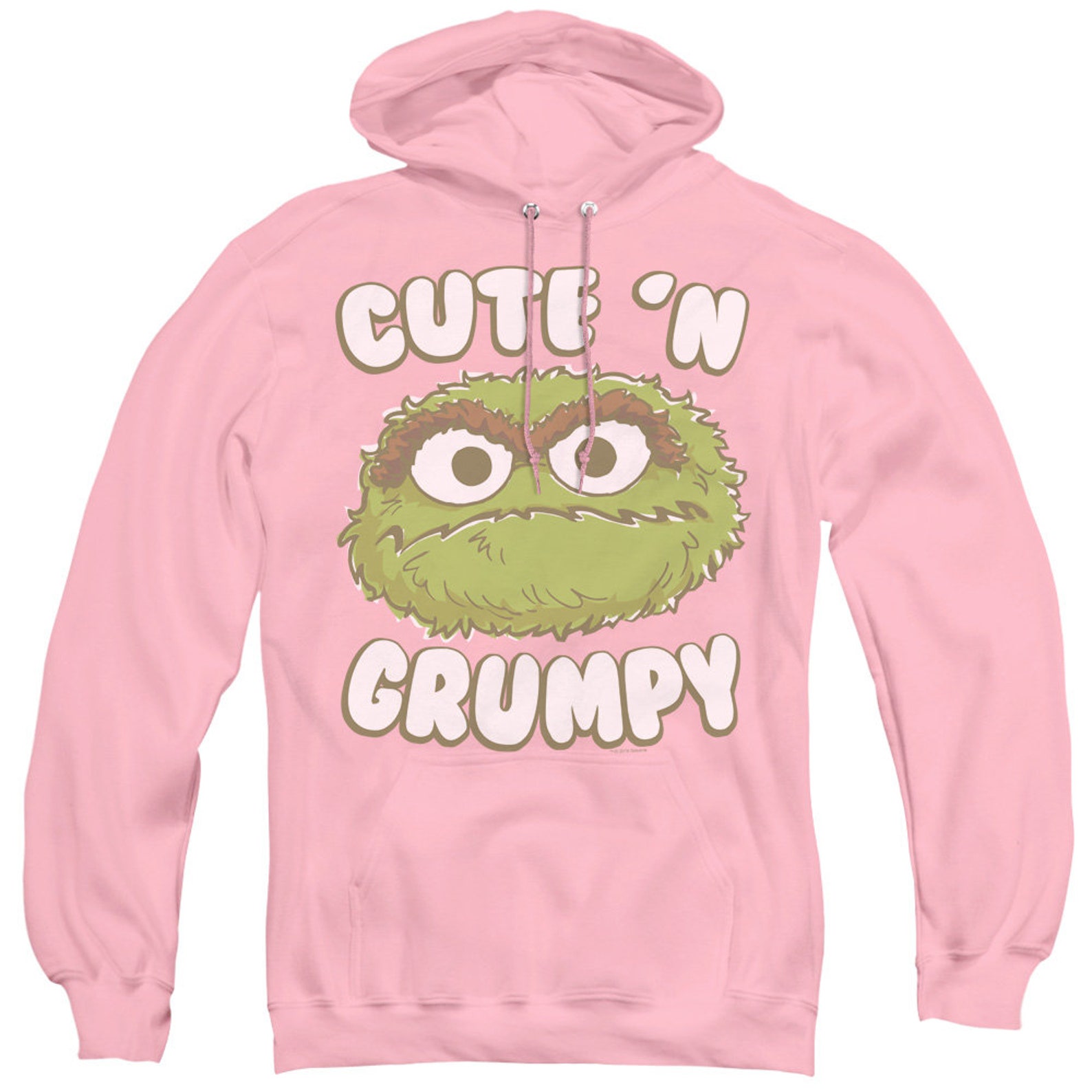 Sesame Street Oscar the Grouch Cute N Grumpy Pink Shirts - Etsy