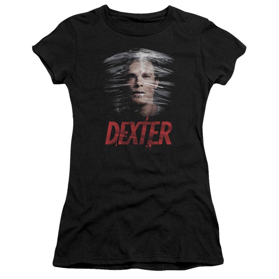Dexter Plastic Wrap Woman's and Juniors Black Shirts - Etsy