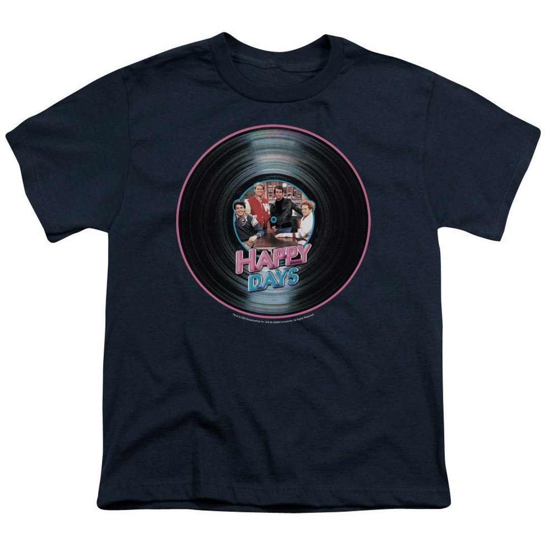 Happy Days on the Record Kid's Navy Shirts - Etsy