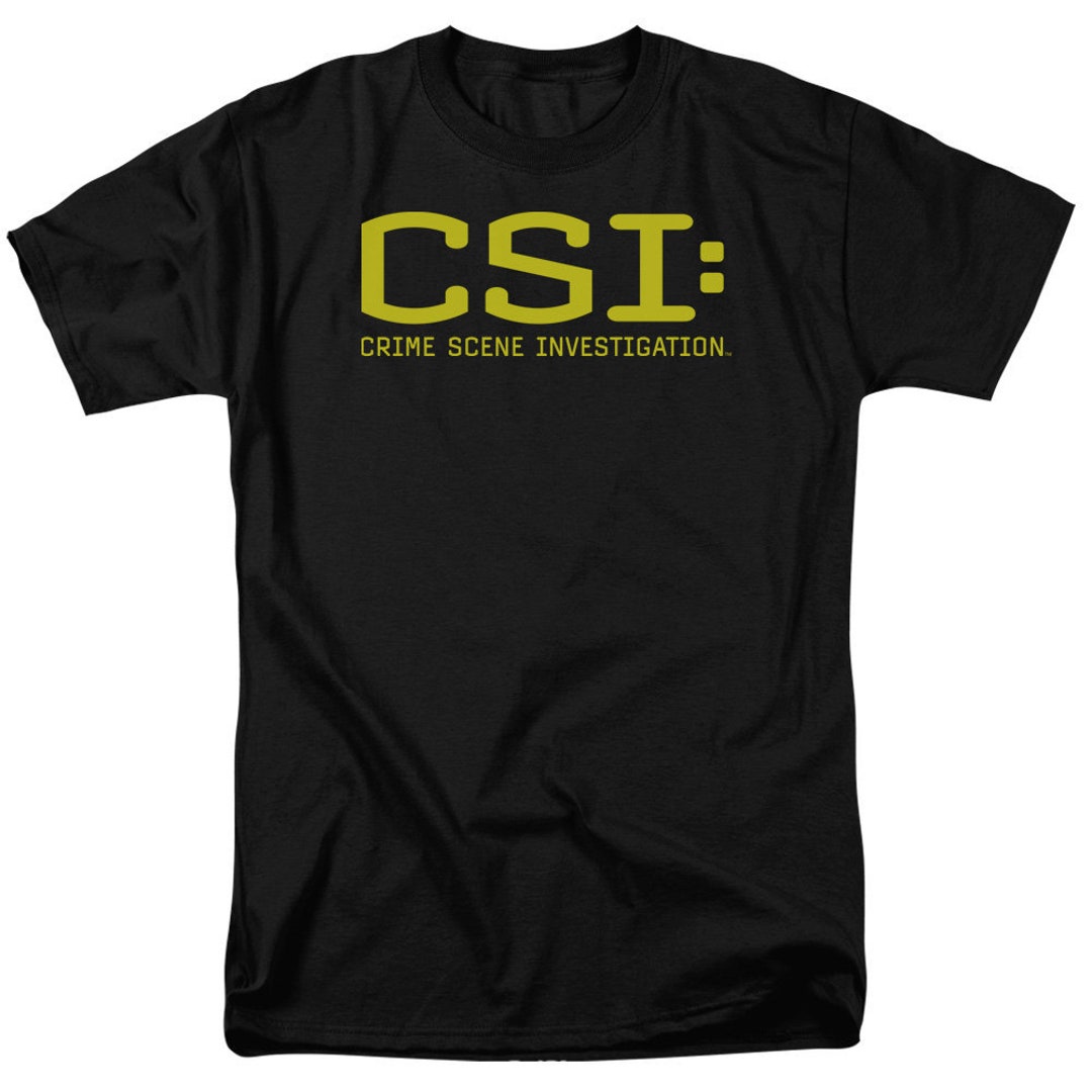 CSI: Crime Scene Investigation Logo Black Shirts - Etsy