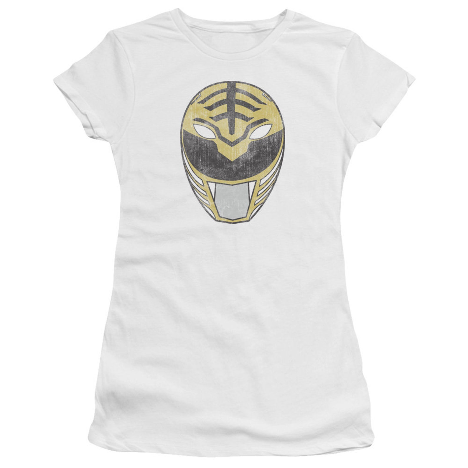 Power Rangers White Ranger Mask White Shirts - Etsy