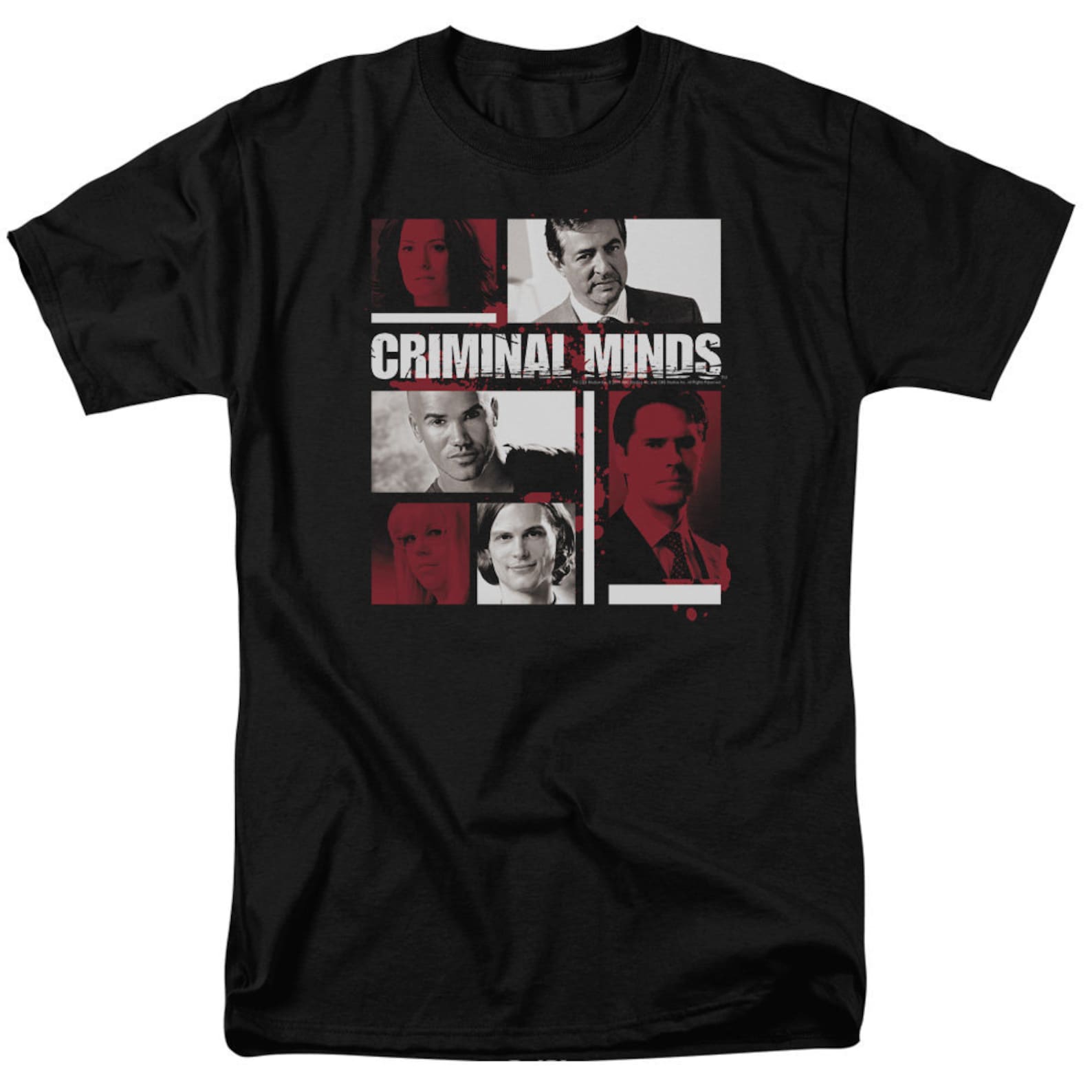 Criminal Minds Cast Logo Black Shirts - Etsy