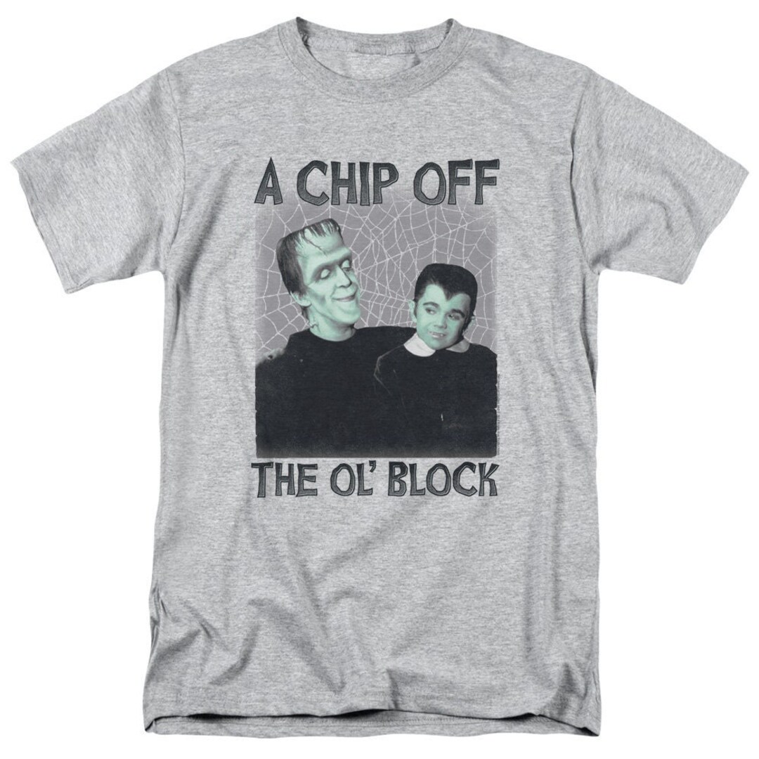 The Munsters A Chip off the Ol' Block Heather Grey Shirts - Etsy