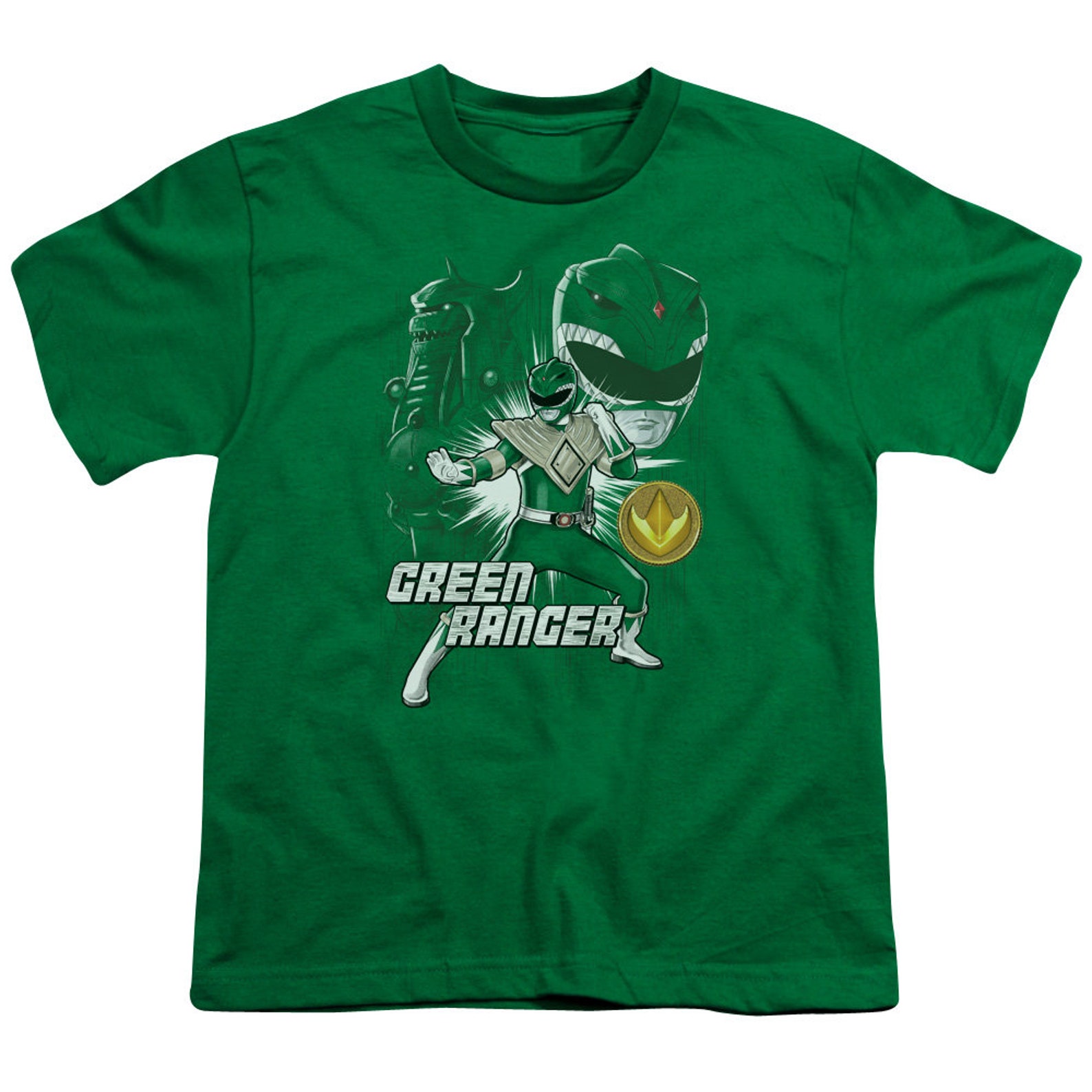Power Rangers Green Ranger Kelly Green Shirts - Etsy