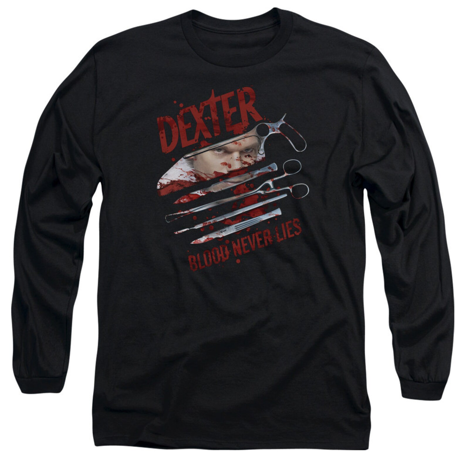 Dexter Blood Never Lies Black Shirts - Etsy