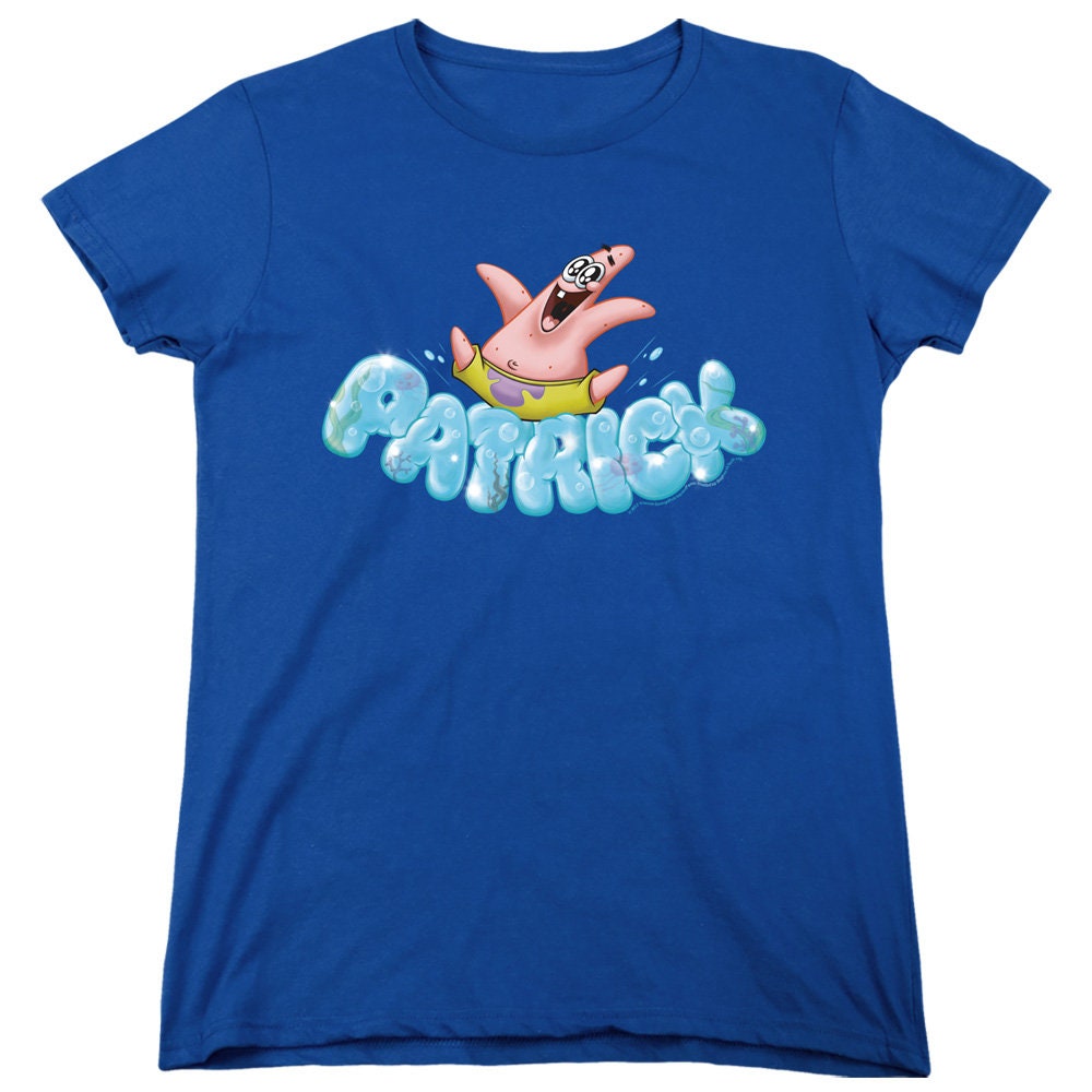 Spongebob Squarepants Happy Go Lucky Patrick Royal Blue Shirts - Etsy
