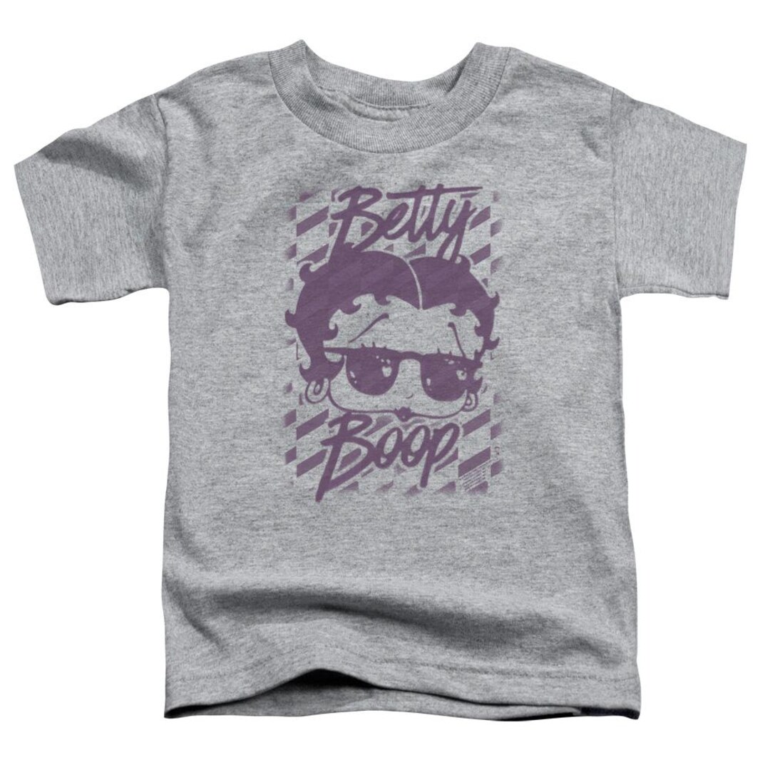 Betty Boop Summer Shades Women and Kids Heather Grey Shirts - Etsy