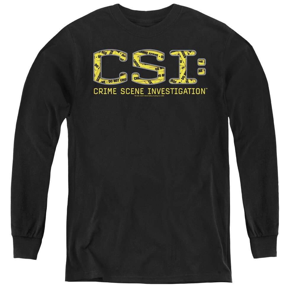 CSI Collage Logo Kid's Black Shirts | Etsy