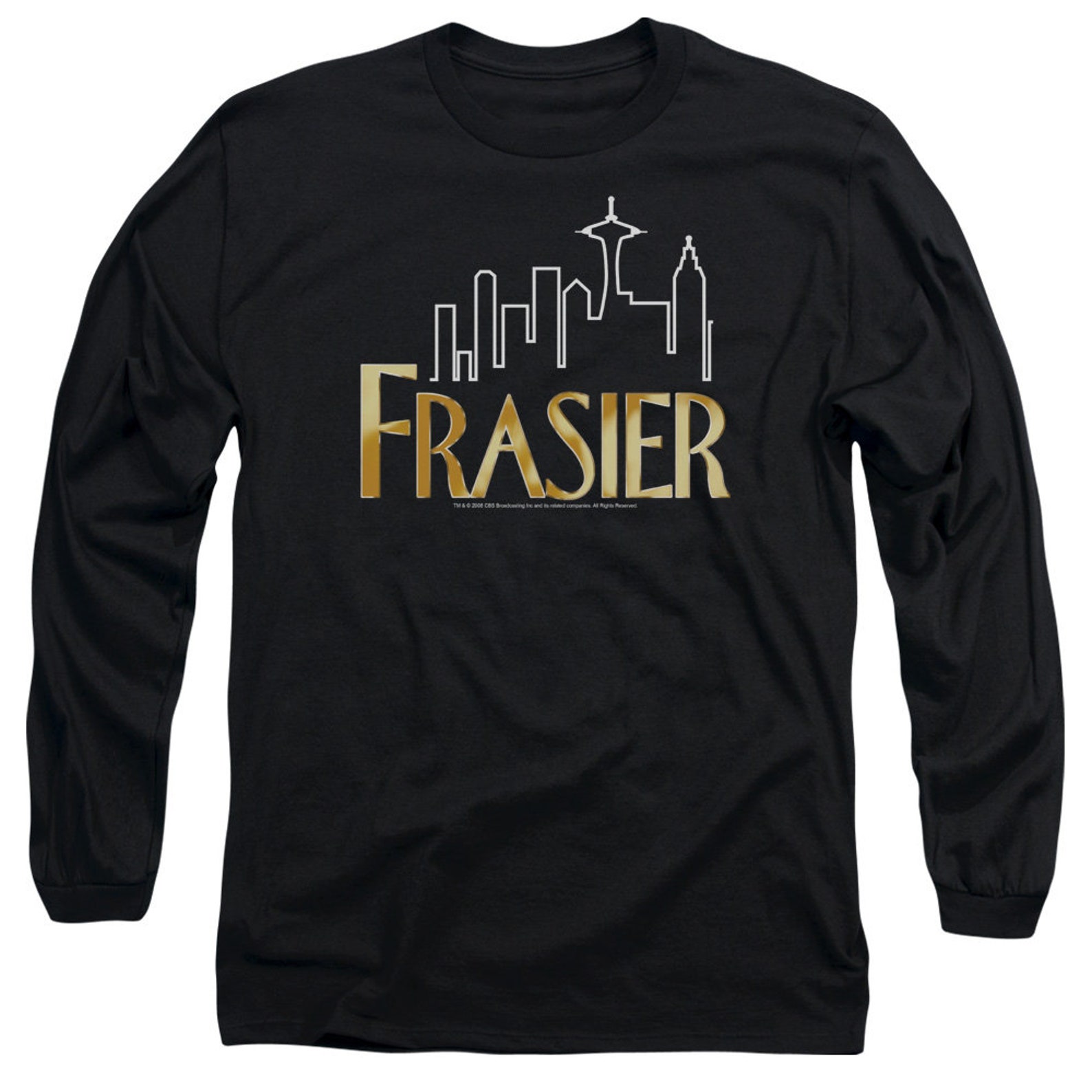Frasier Logo Black Adult Shirts - Etsy