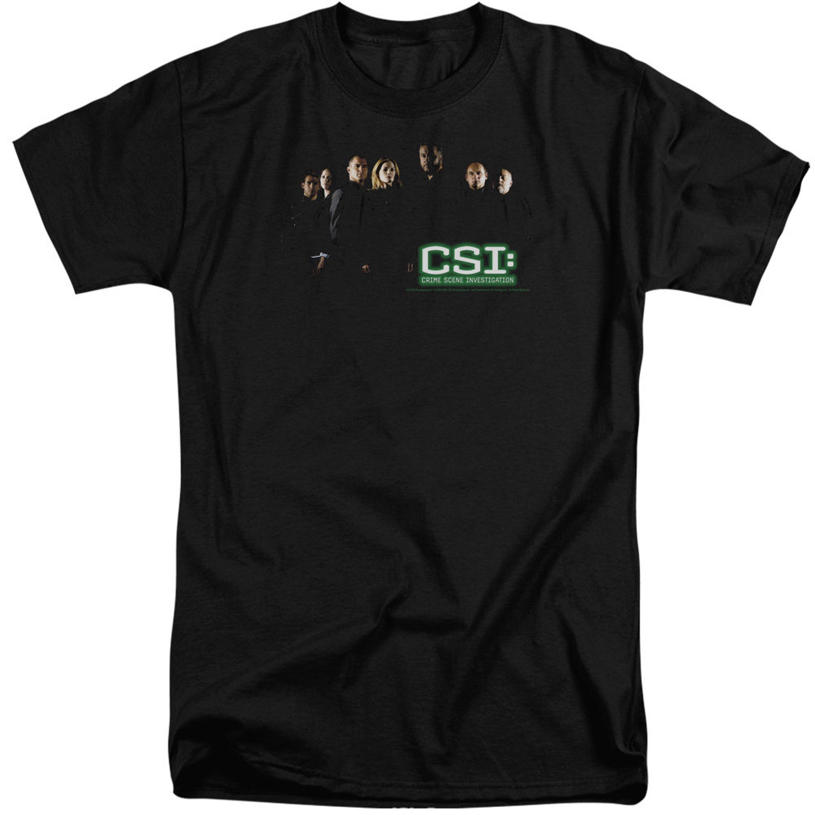 CSI: Crime Scene Investigation Cast Black Shirts | Etsy
