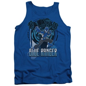 Power Rangers Blue Ranger Adult Royal Blue Shirts - Etsy