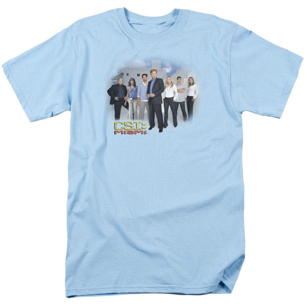 CSI Miami Cast Light Blue Shirts - Etsy