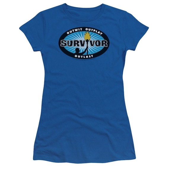 Survivor Blue Burst Woman's and Juniors Royal Blue Shirts | Etsy