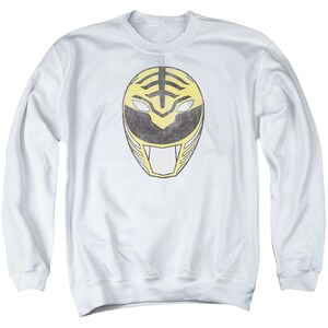 Power Rangers White Ranger Mask White Shirts - Etsy