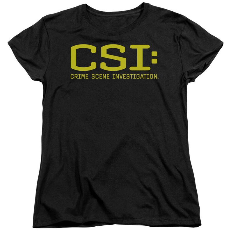 CSI: Crime Scene Investigation Logo Woman's and Juniors - Etsy