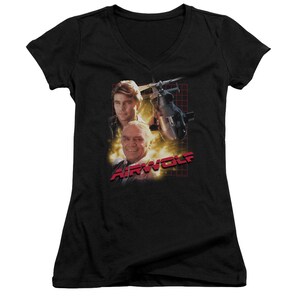 Airwolf Crew Woman's and Juniors Black Shirts - Etsy