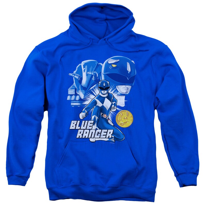 Power Rangers Blue Ranger Adult Royal Blue Shirts - Etsy