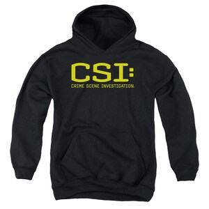 CSI: Crime Scene Investigation Logo Kid's Black Shirts - Etsy