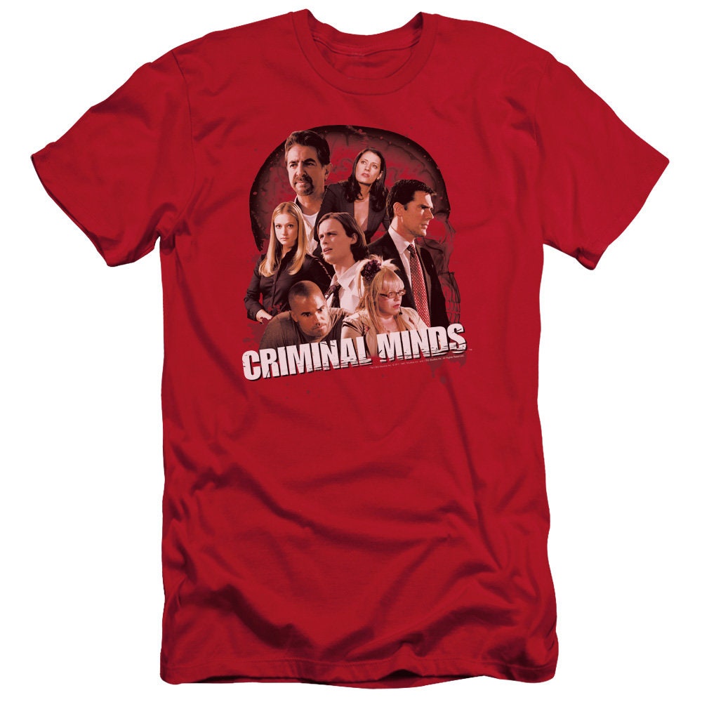 Criminal Minds Brain Trust Red Shirts - Etsy