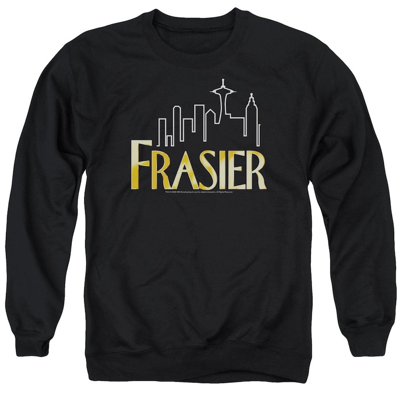 Frasier Logo Black Adult Shirts - Etsy