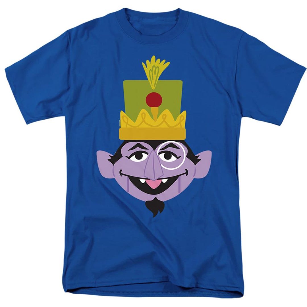 Sesame Street Nutcracker Count Shirt – Christmas Tee, Royal Blue ...