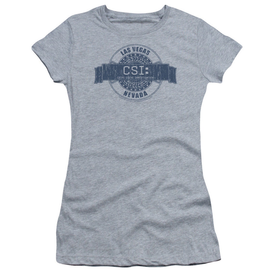 CSI Vegas Badge Woman's and Juniors Athletic Heather Shirts - Etsy